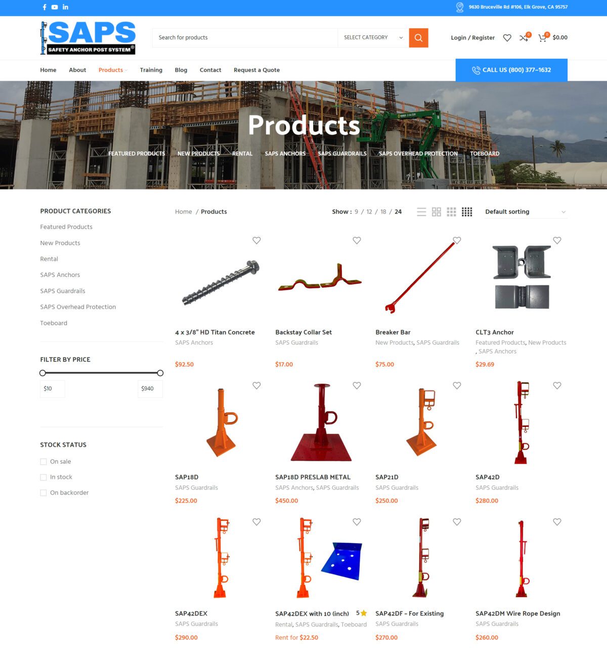 Safety Anchor Post Systems - Origin Assets
